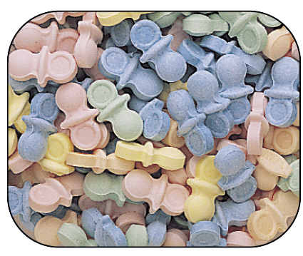 Oh Baby Pacifier Sweet Tarts - 13,500ct | CandyStore.com