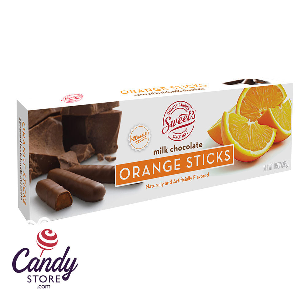 Orange Jelly Sticks Milk Chocolate 10.5oz 12ct - CandyStore.com