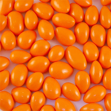 Orange Jordan Almonds - 5lb Bulk | CandyStore.com
