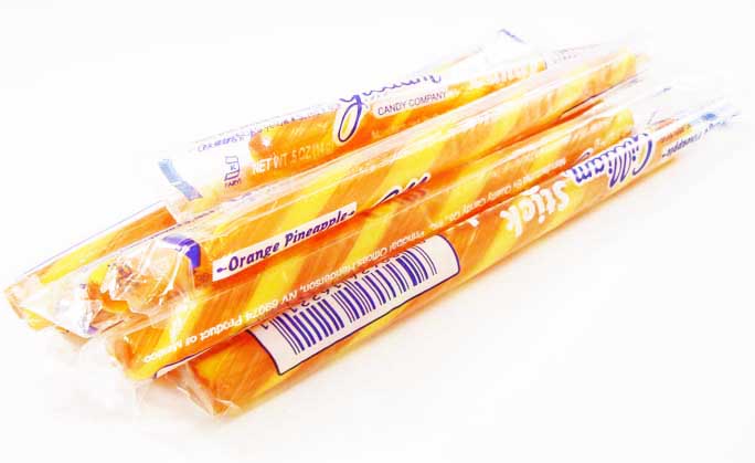 Orange Pineapple Candy Sticks - 80ct | CandyStore.com