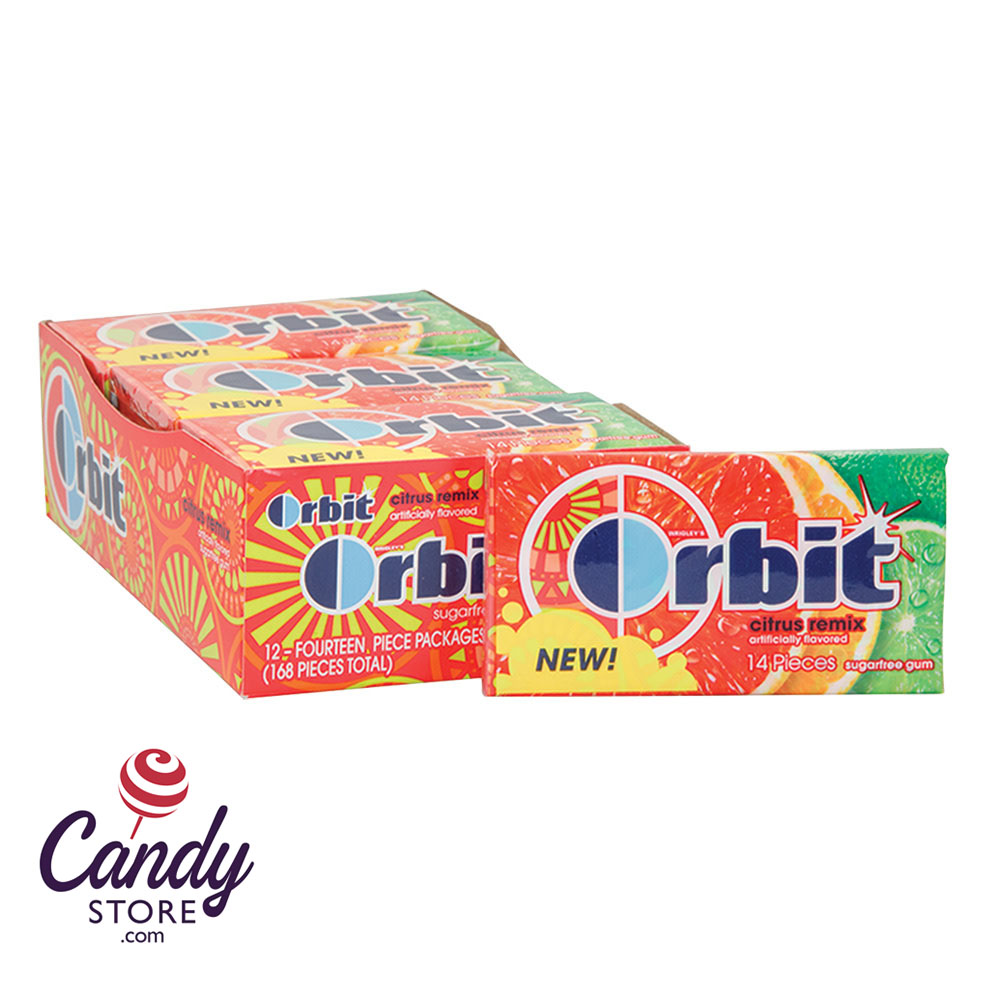 Orbit Sugar Free Citrus Remix Gum - 12ct | CandyStore.com