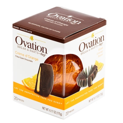 Ovation Dark Chocolate Orange Break Apart Box - 12ct – CandyStore.com