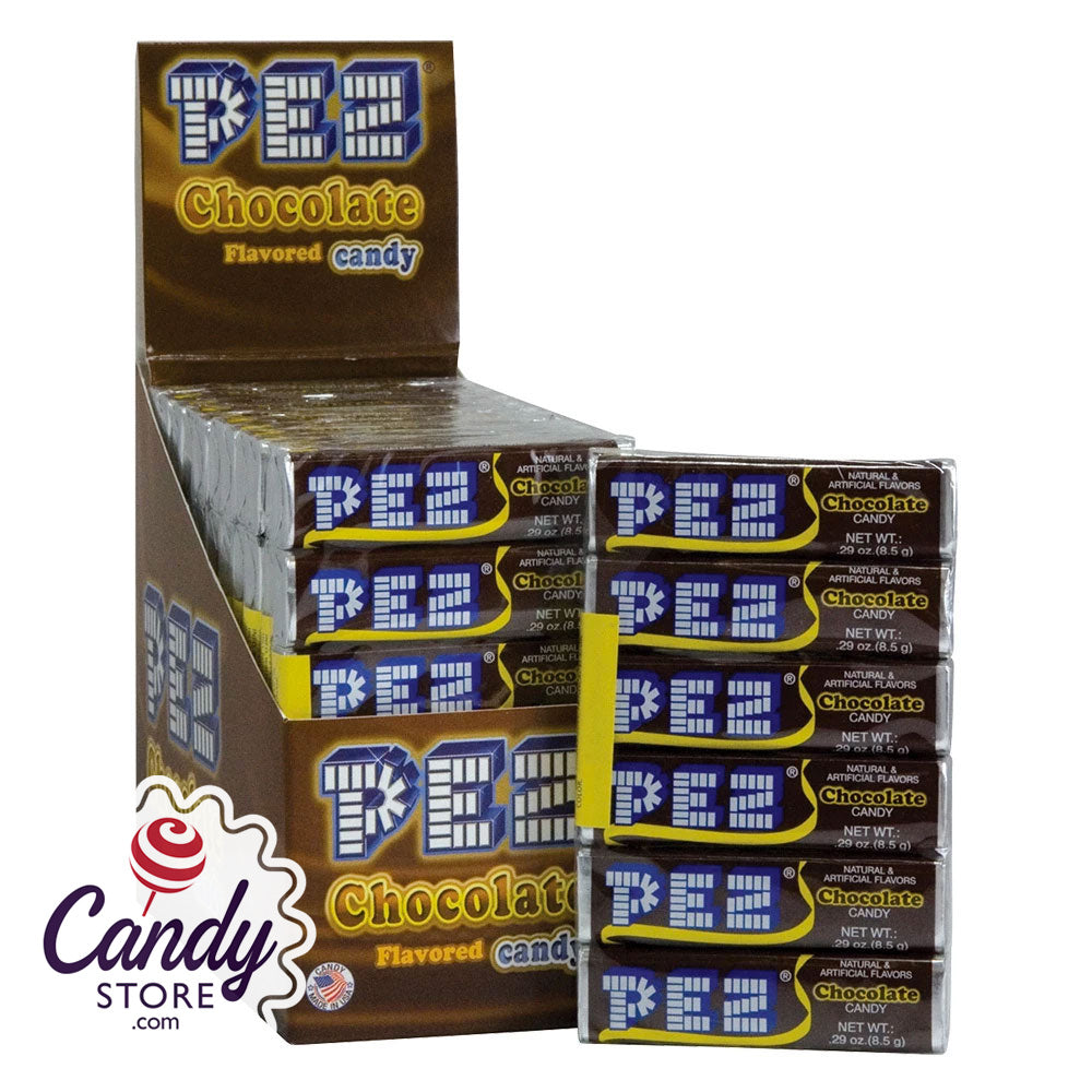 PEZ Refills: Assorted, Chocolate, Cola, Sour - 12ct