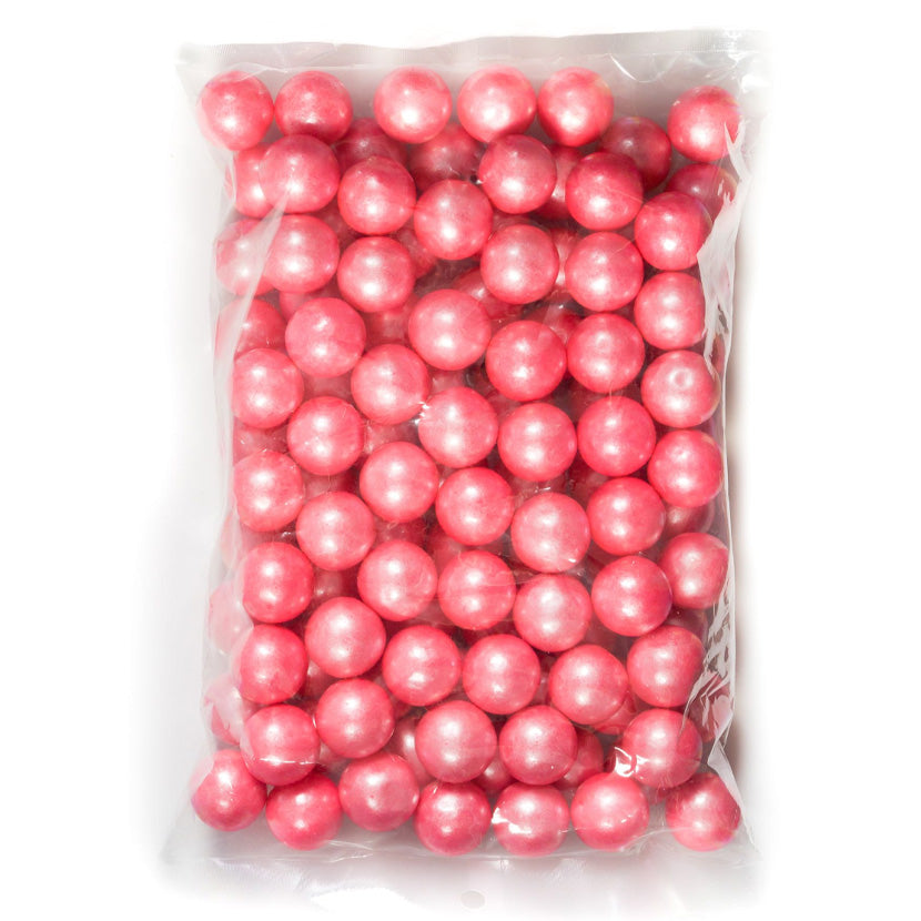 Pearl Pink Color Splash Gumballs - 2lb Bulk | CandyStore.com
