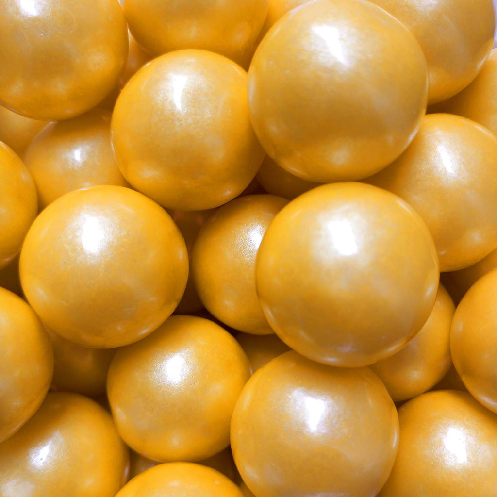 Pearl Yellow Color Splash Gumballs - 2lb | CandyStore.com