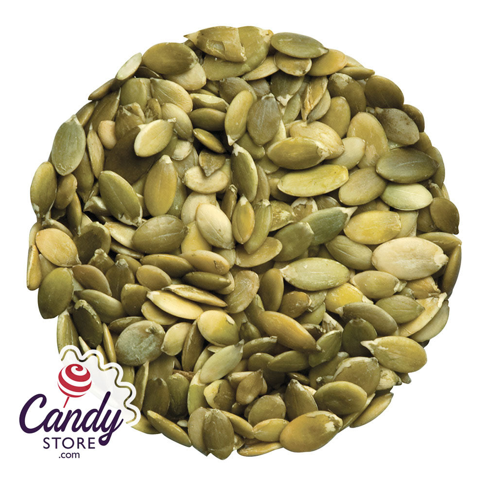 Pepitas Pumpkin Seeds Roasted Unsalted 12.5lb - CandyStore.com