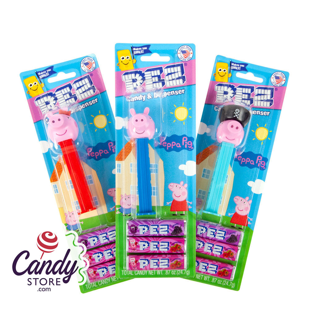 Pez Blister Packs Peppa Pig .87oz 12ct - CandyStore.com