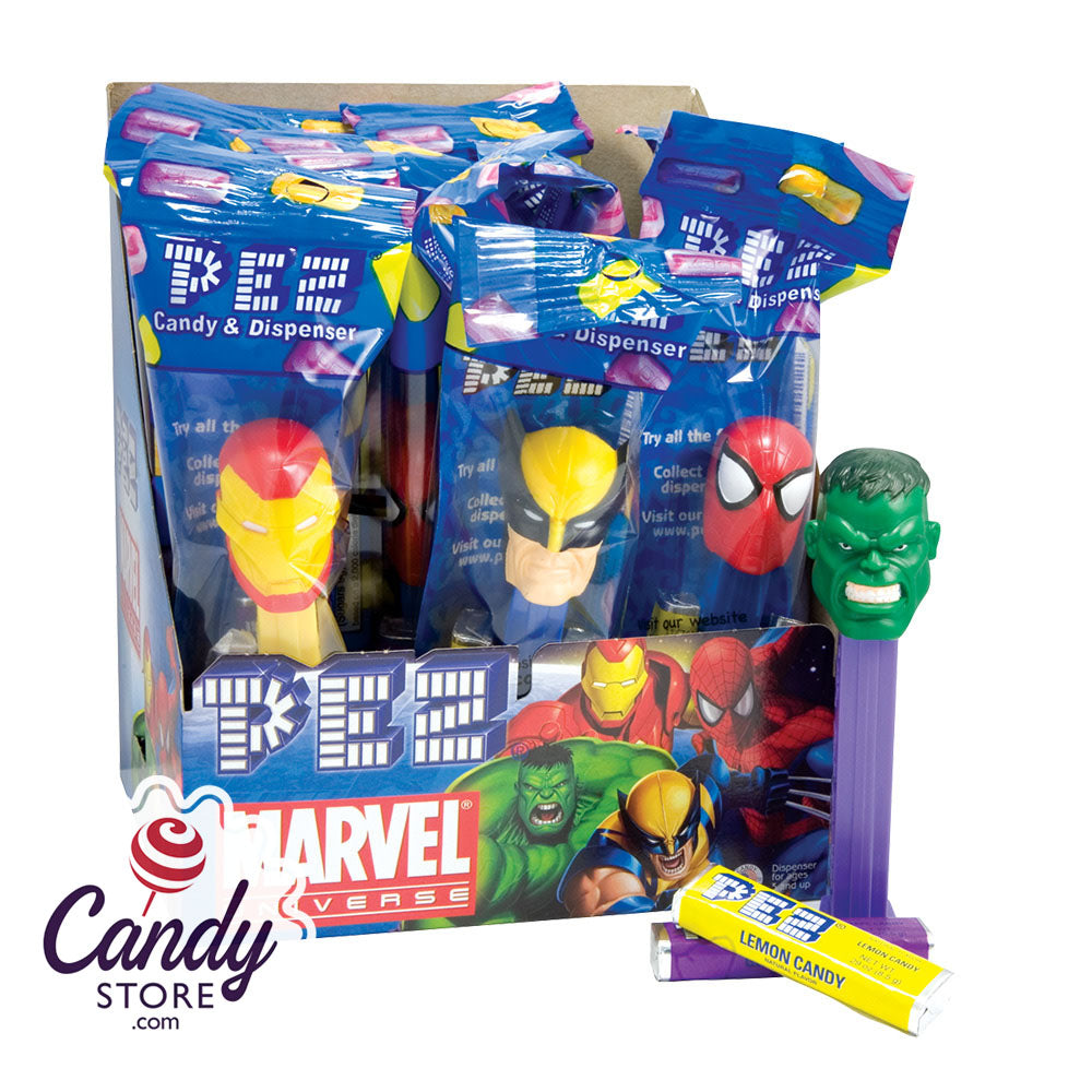 Pez Marvel Heroes Assortment 12ct - CandyStore.com