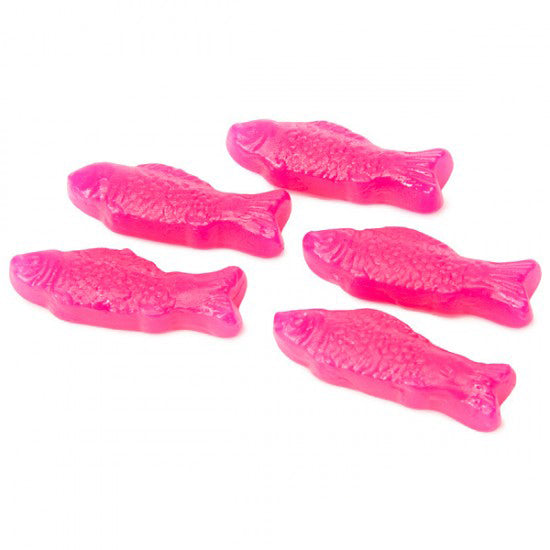 Pink American Gummy Fish - 5lb Strawberry | CandyStore.com