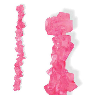 Pink Cherry Rock Candy Strings - 5lb Bulk | CandyStore.com