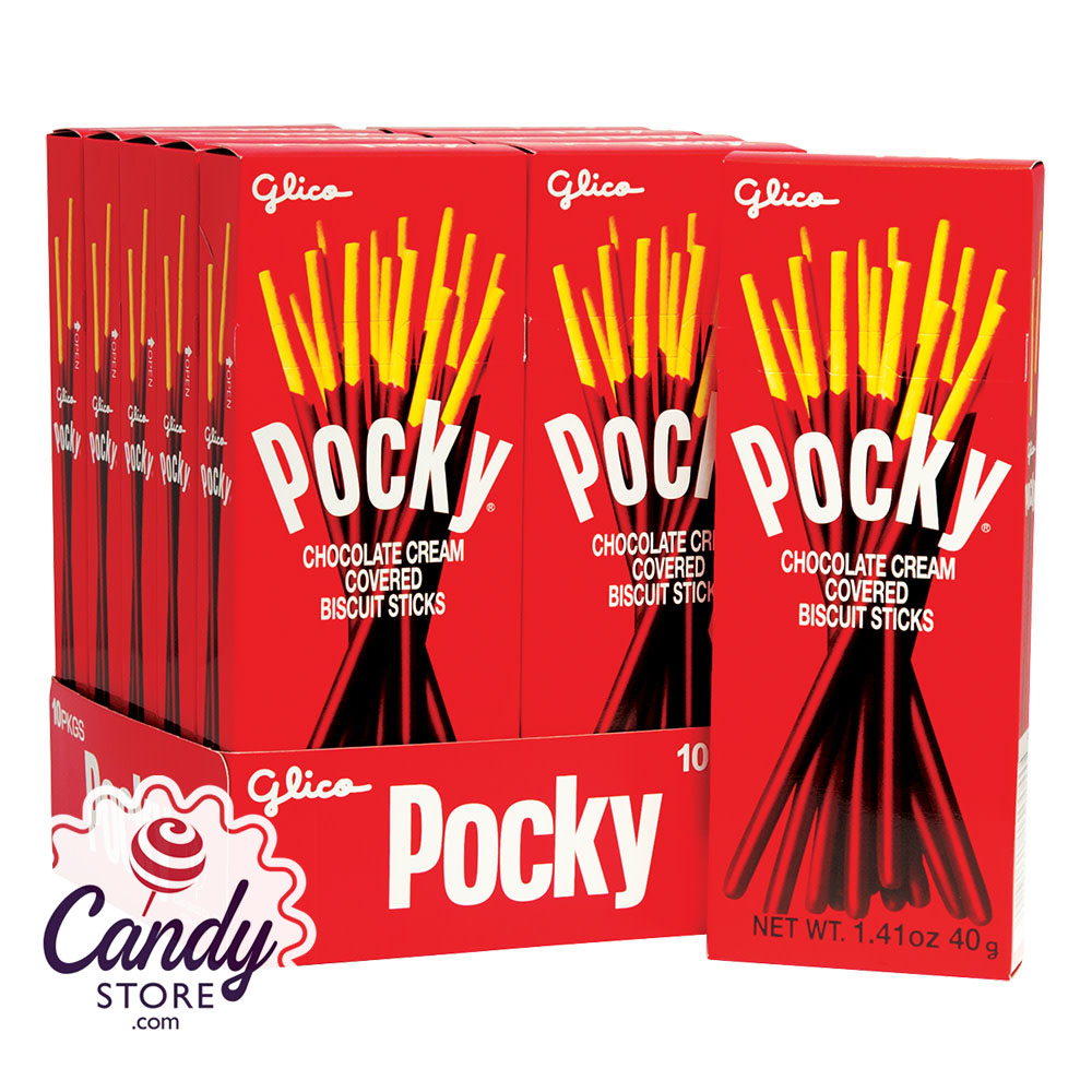 Pocky Sticks Chocolate Covered Cookie 1.41oz Box - 20ct – CandyStore.com