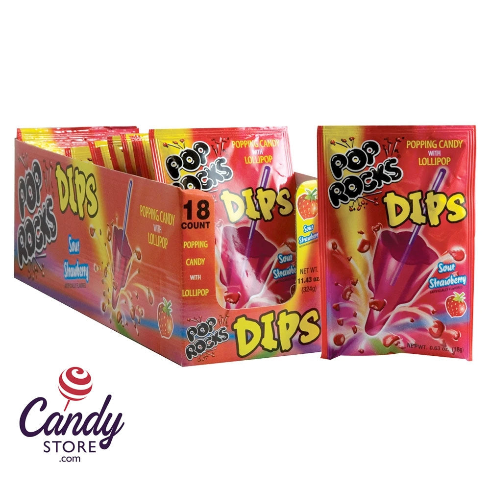 Pop Rocks Dips - 18ct | CandyStore.com