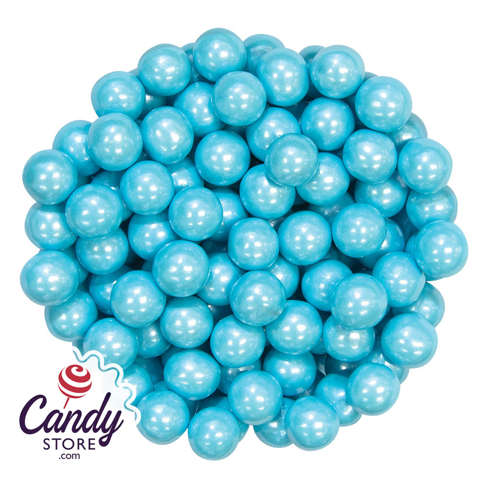 Powder Blue Pearl Sixlets Candy - 2lb | CandyStore.com