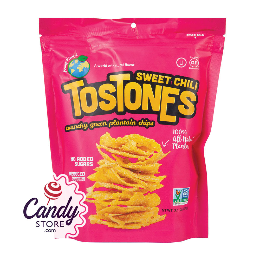 Prime Planet Tostones Sweet Chili 3.53oz Pouch 8ct - CandyStore.com