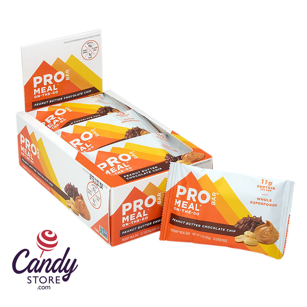 Probar Meal Peanut Butter Chocolate Chip 3oz 12ct - CandyStore.com