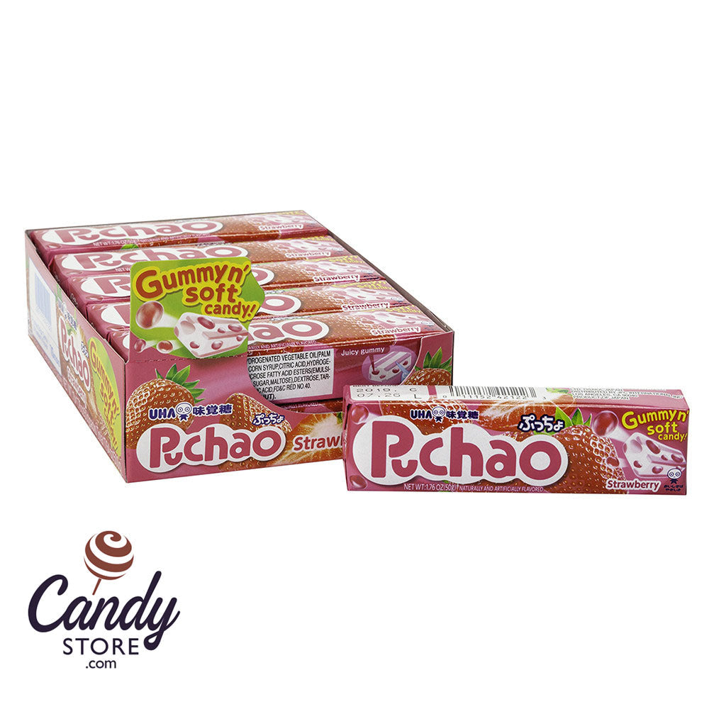 Puchao Strawberry 1.76oz - 10ct | CandyStore.com