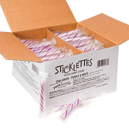 Purple Mini Candy Sticklettes - 250ct | CandyStore.com