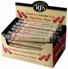 RJ's Soft Eating Raspberry Licorice Logs - 25ct – CandyStore.com