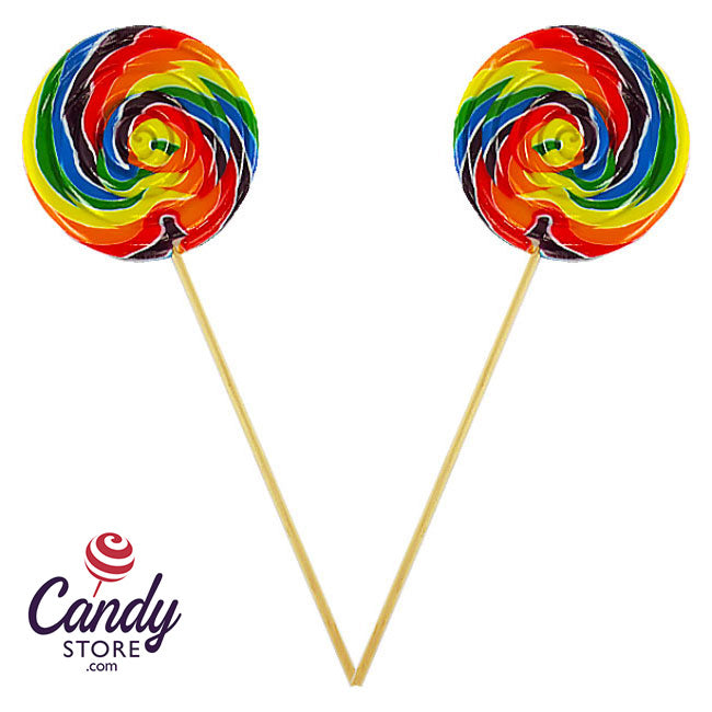 Rainbow Swirl Suckers Wild West - 36ct | CandyStore.com