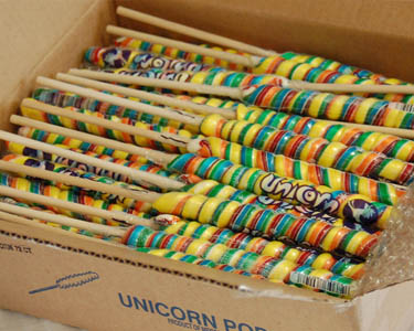 Rainbow Unicorn Pops 12" - 72ct | CandyStore.com