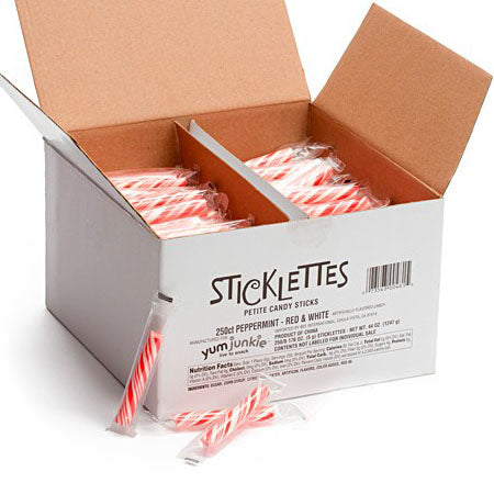 Red Candy Sticks Mini 250ct - Sticklettes | CandyStore.com