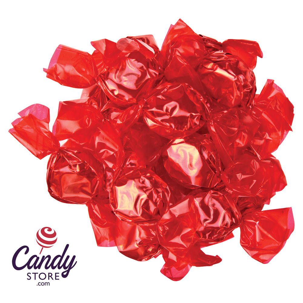 Red Foil Cherry Hard Candy - 5lb Bulk | CandyStore.com