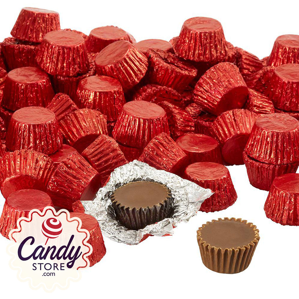 Red Reese's Cups Miniatures - 4.17lb Bulk | CandyStore.com