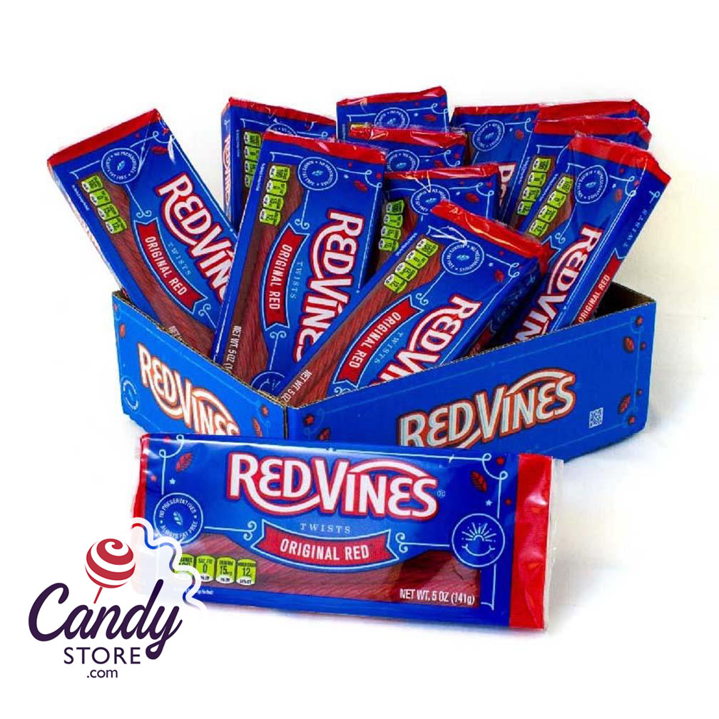 Red Vines Original Red Twist Tray - 24ct | CandyStore.com