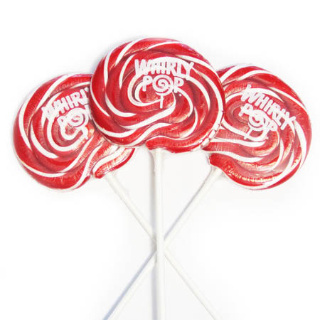 Red Whirly Pops - 60ct | CandyStore.com