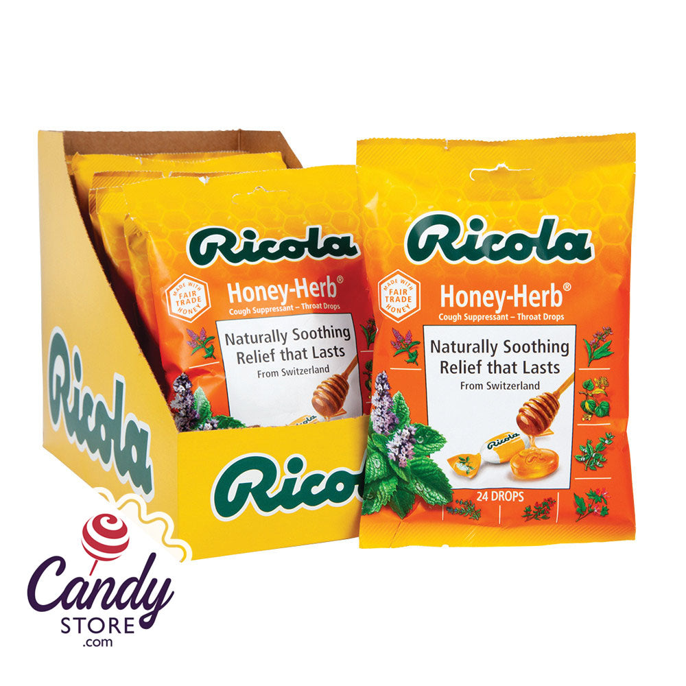 Ricola Honey Herb Bags 12ct - CandyStore.com