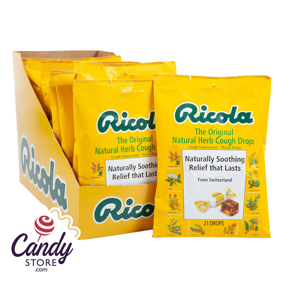 Ricola Original Swiss Herb Bags 12ct - CandyStore.com