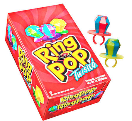 Ring Pop Twisted - 24ct | CandyStore.com