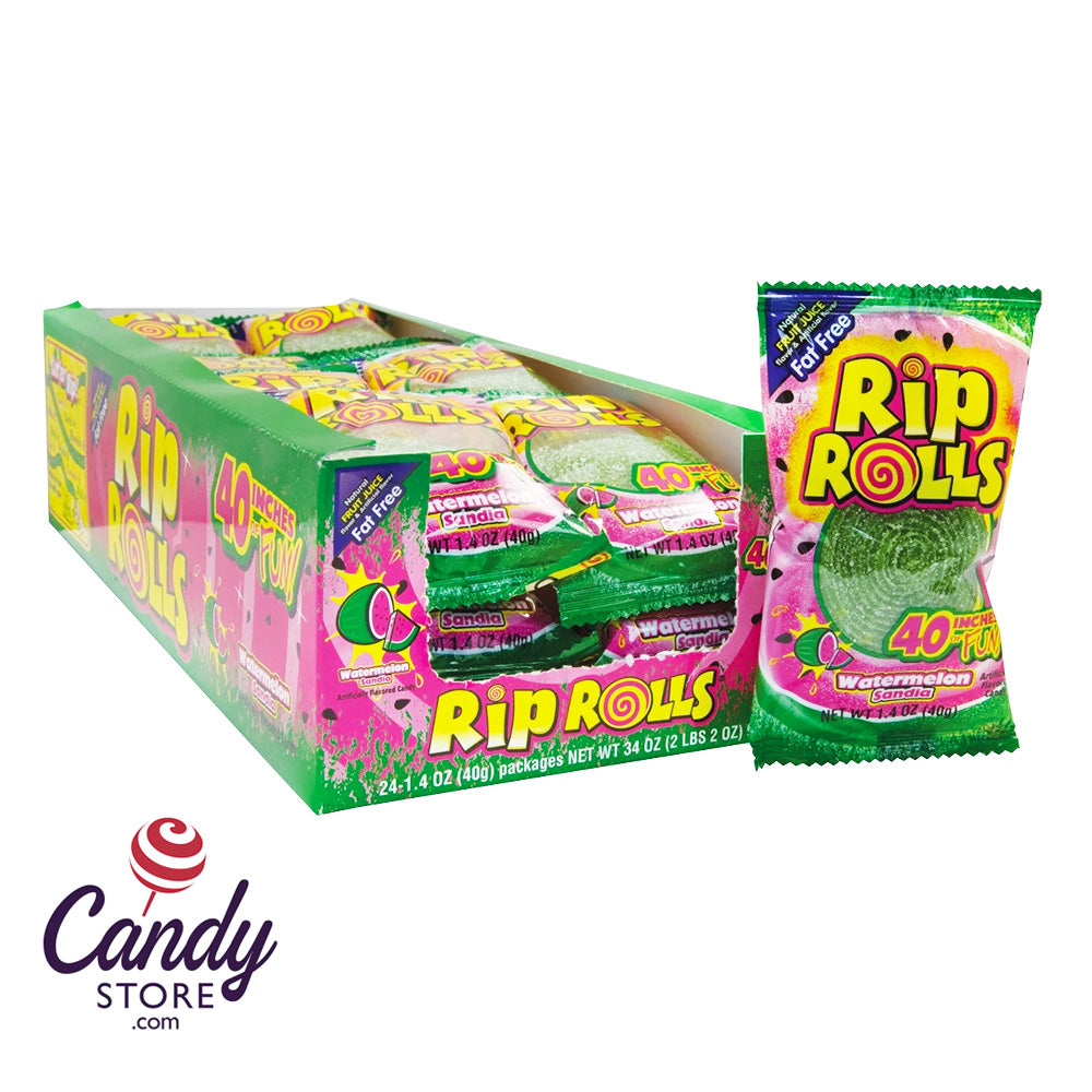 Rip Rolls Watermelon - 24ct | CandyStore.com