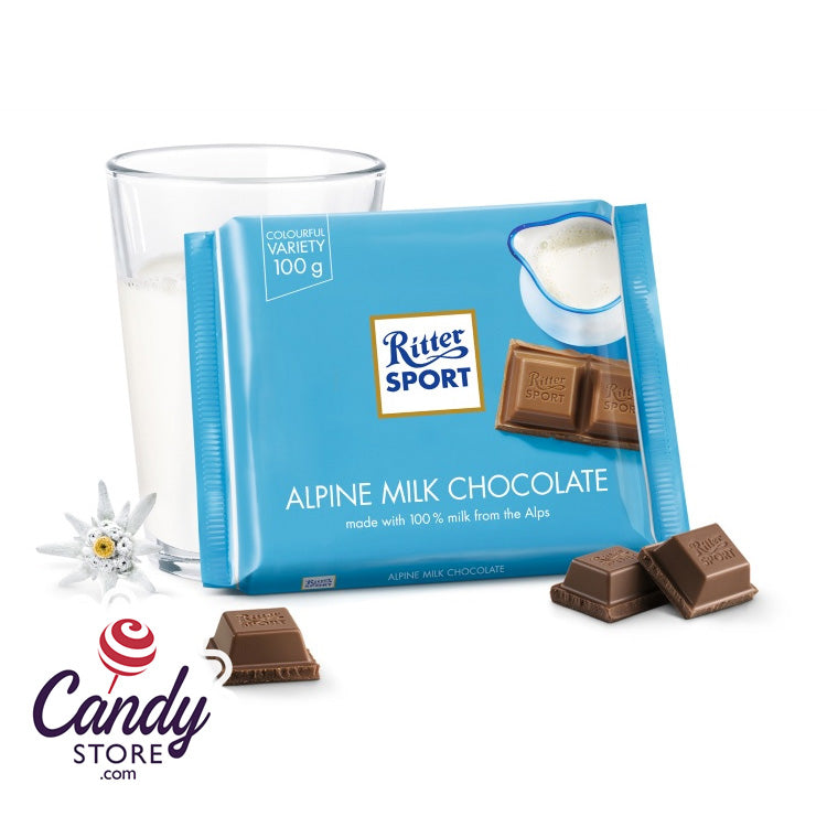 Ritter Sport Alpine Milk Chocolate - 12ct | CandyStore.com
