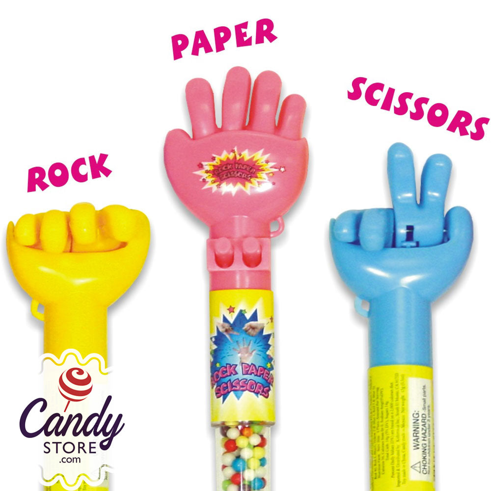Rock Paper Scissors Toy Candy - 24ct | CandyStore.com
