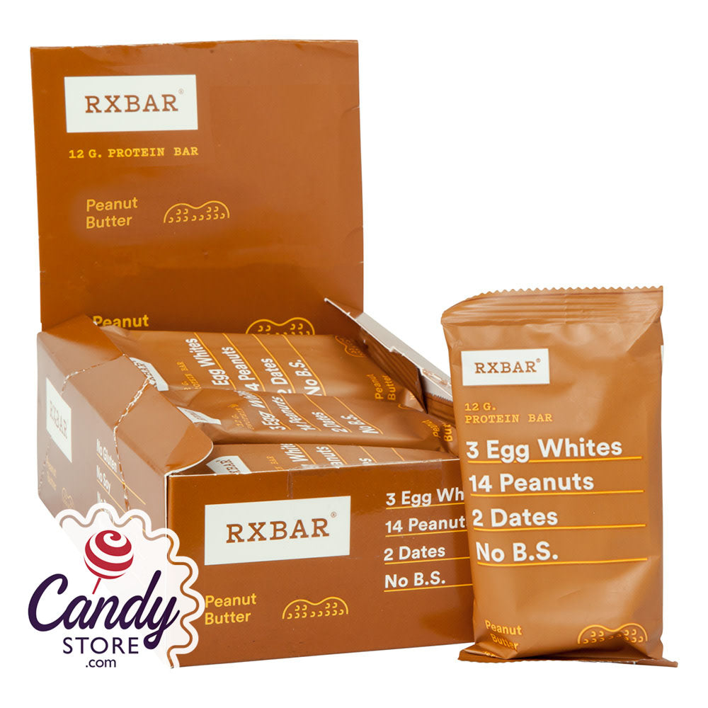 Rx Bar Peanut Butter 1.83oz Protein Bar 12ct - CandyStore.com