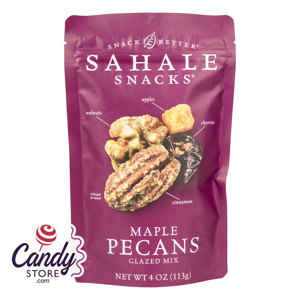 Sahale Glazed Maple Pecans 4oz Pouch 6ct - CandyStore.com