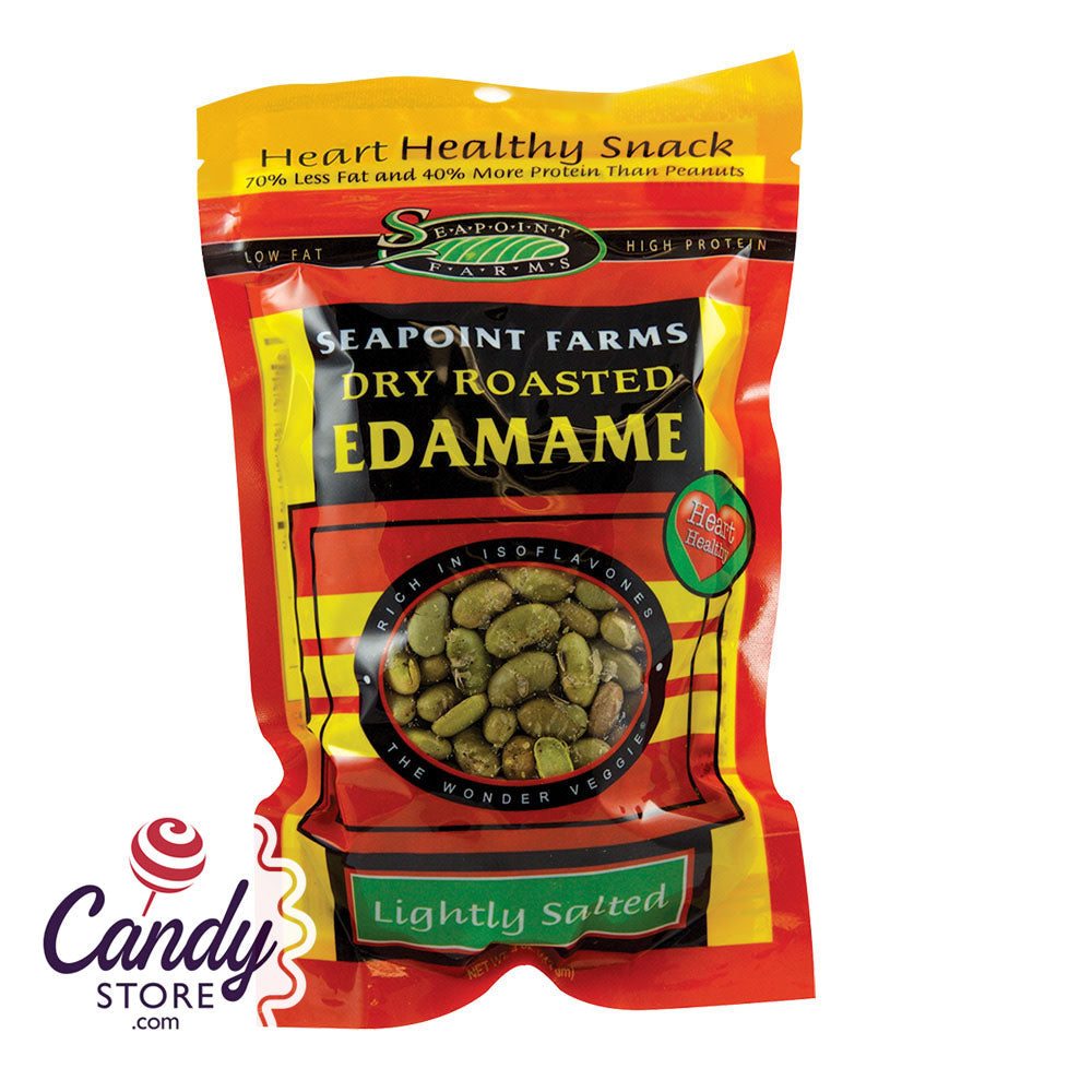 Seapoint Farms Lightly Salted Dry Roasted Edamame 4oz Bag 12ct ...