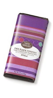 Seattle Chocolates Pike Place Dark Chocolate Espresso Truffle Bars - 12ct