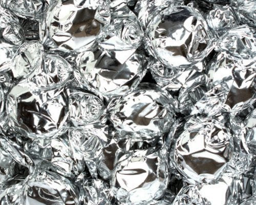 Silver Foil Lemon Hard Candy - 5lb Bulk | CandyStore.com