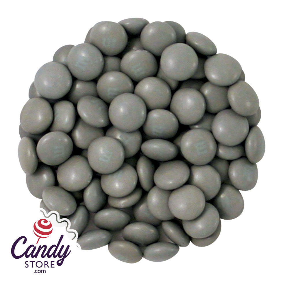 Silver M&Ms Candy - 10lb Bulk | CandyStore.com