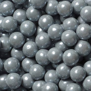 Silver Pearl Candy Beads - 10lb Bulk | CandyStore.com