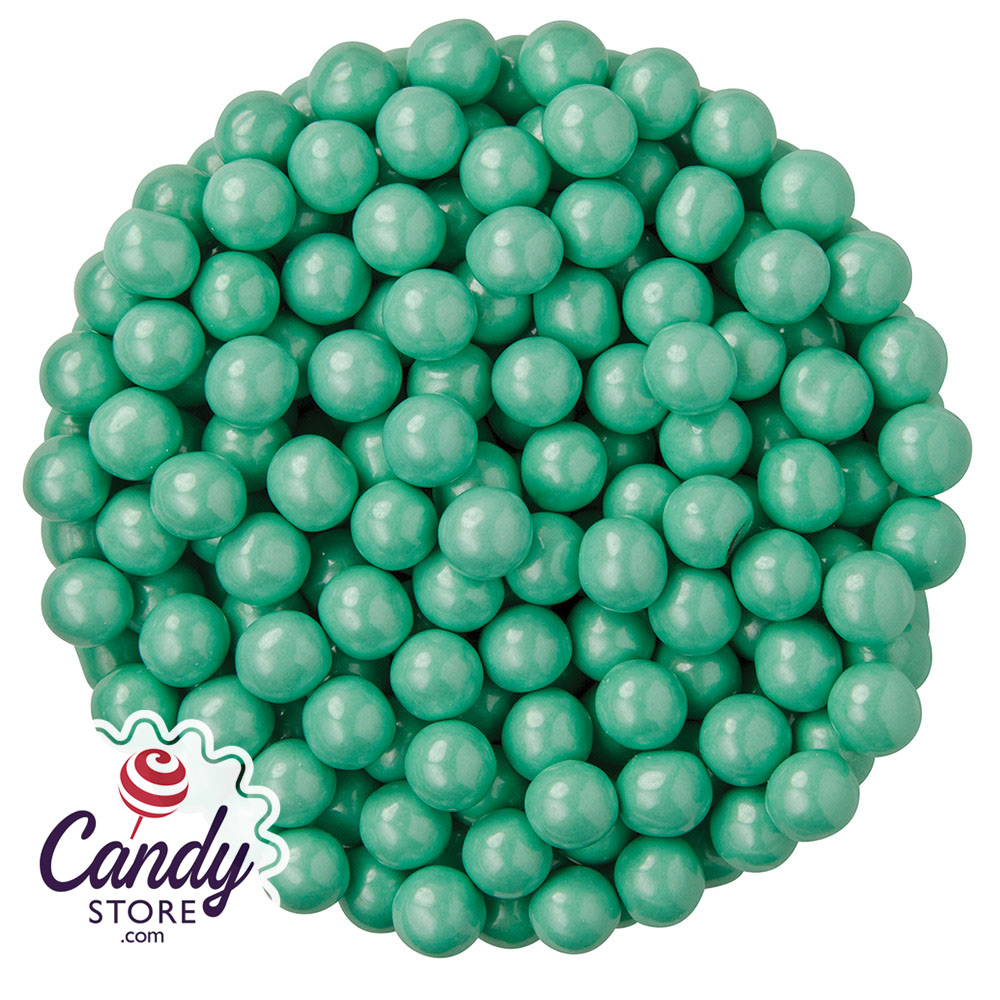 Sixlets Shimmer Turquoise - 12lb Bulk | CandyStore.com