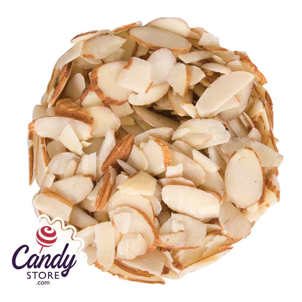 Sliced Natural Almonds 12.5lb - CandyStore.com