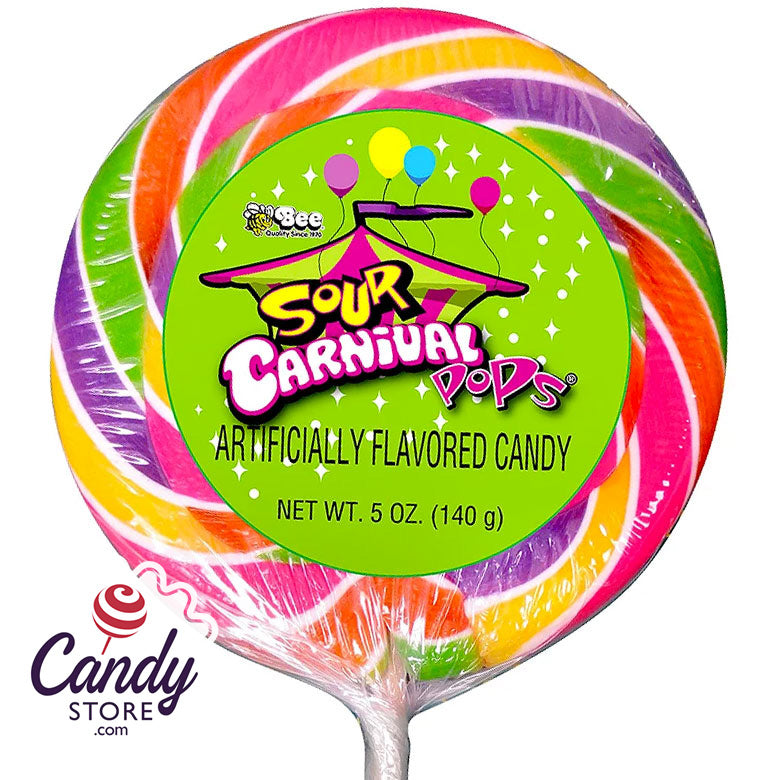 Sour Giant Carnival Pops - 12ct | CandyStore.com