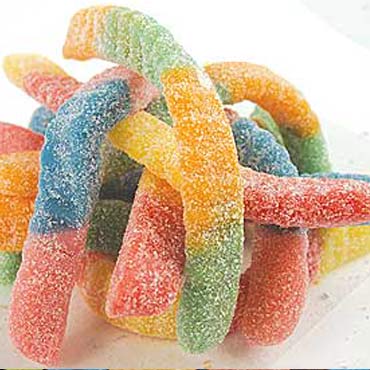 Sour Neon Night Crawlers - 5lb Bulk | CandyStore.com