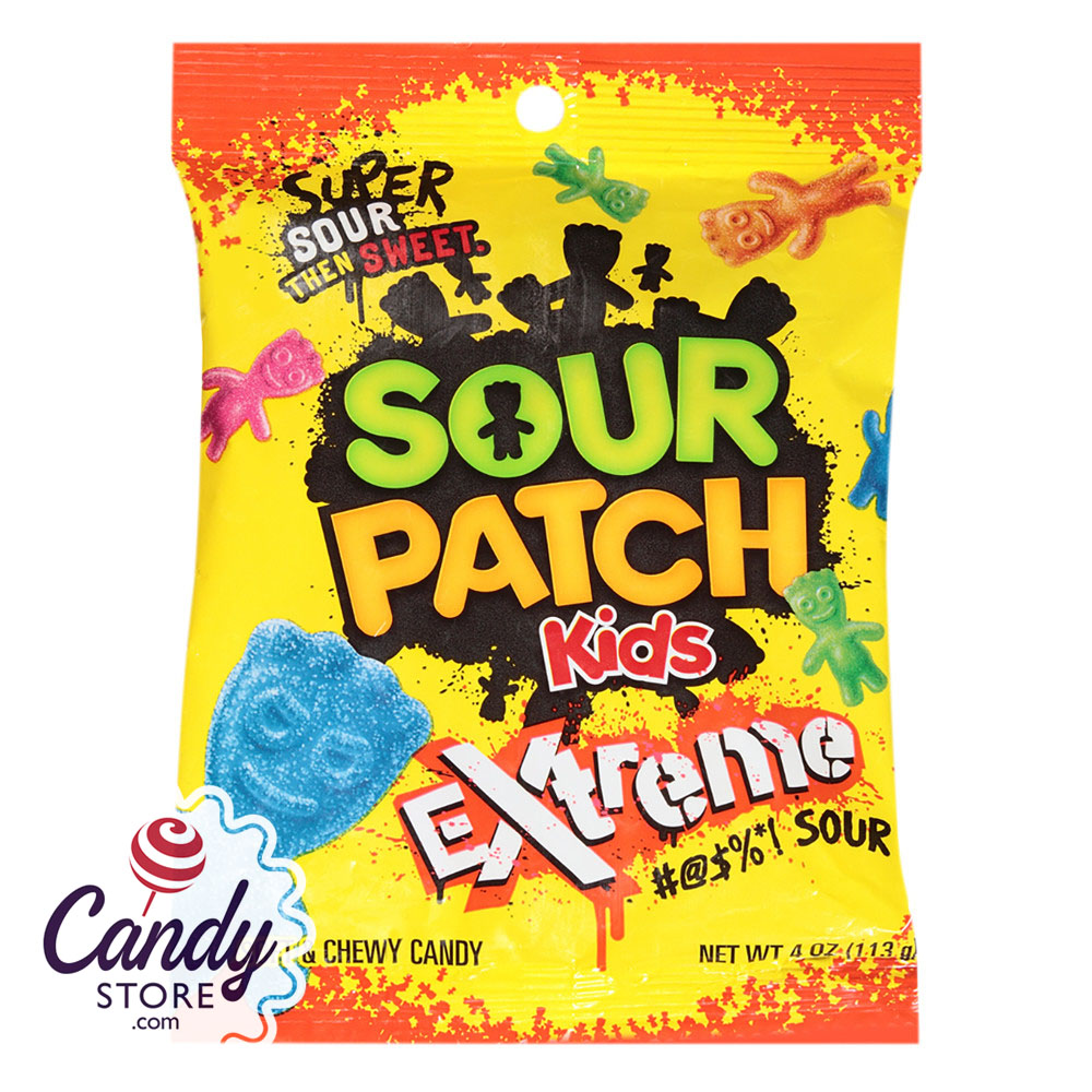 Sour Patch Extreme 4oz Peg Bag - 12ct | CandyStore.com