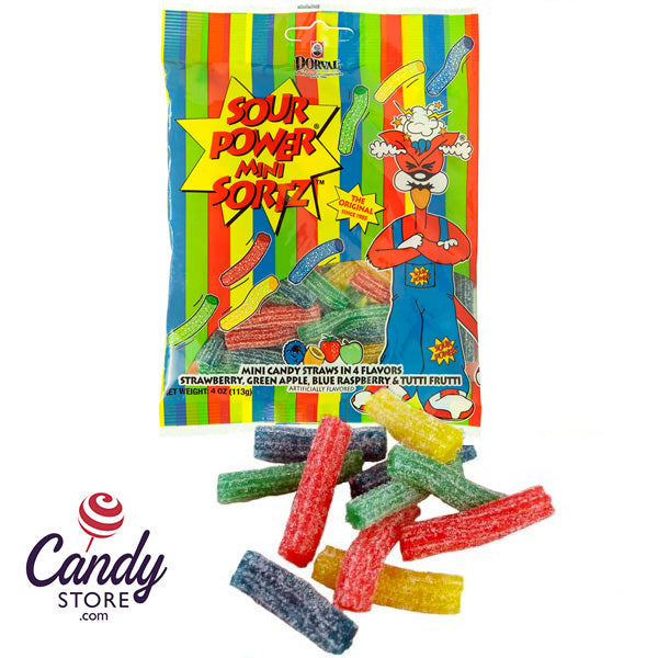 Sour Power Mini Sortz Bags - 12ct | CandyStore.com