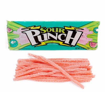 Sour Punch Straws Watermelon King Size - 24ct | CandyStore – CandyStore.com