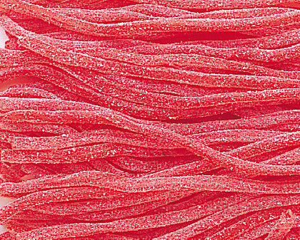 Sour Strawberry Straws -15lb Bulk | CandyStore.com